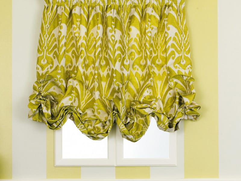 Jacquard cotton fabric with graphic pattern IKAT By Dedar