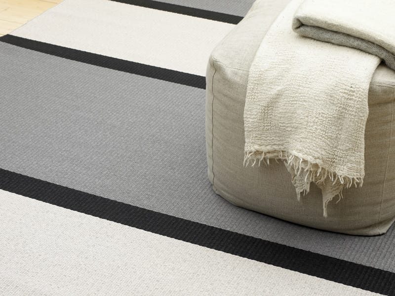 Striped rug BRIDGE By Woodnotes design Ritva Puotila