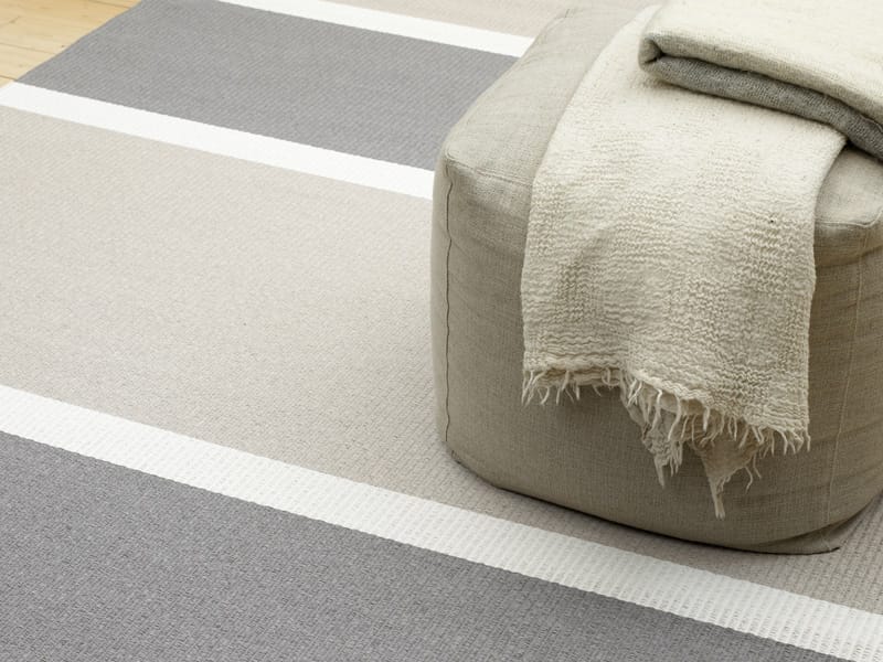 Striped rug BRIDGE By Woodnotes design Ritva Puotila