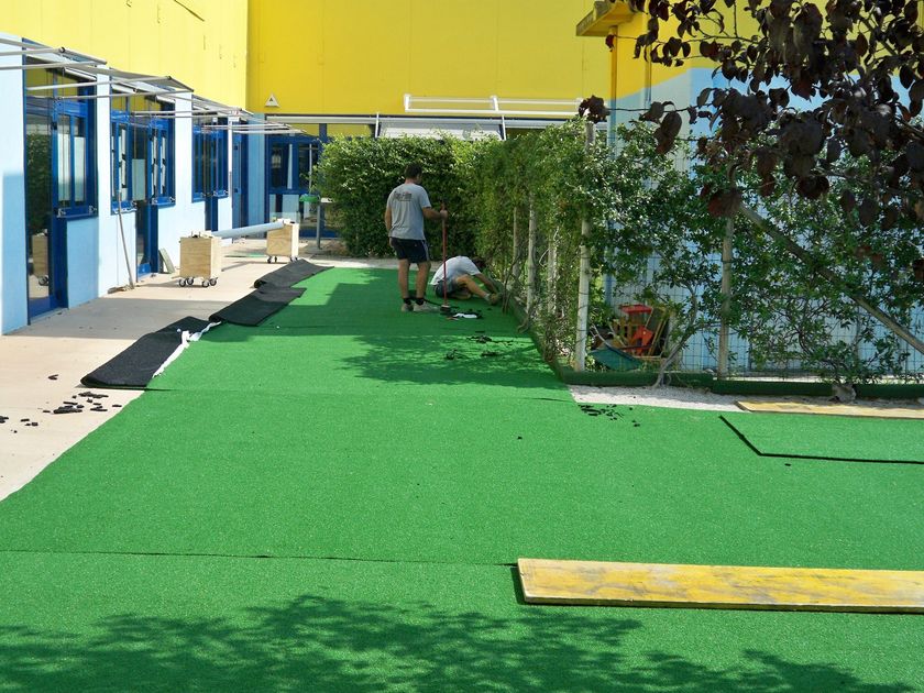Synthetic grass sports flooring ECO-FLOOR 15 By Piesse