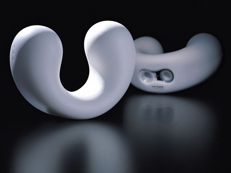 Porcelain salt and pepper shaker DOLLY By Normann Copenhagen design ...
