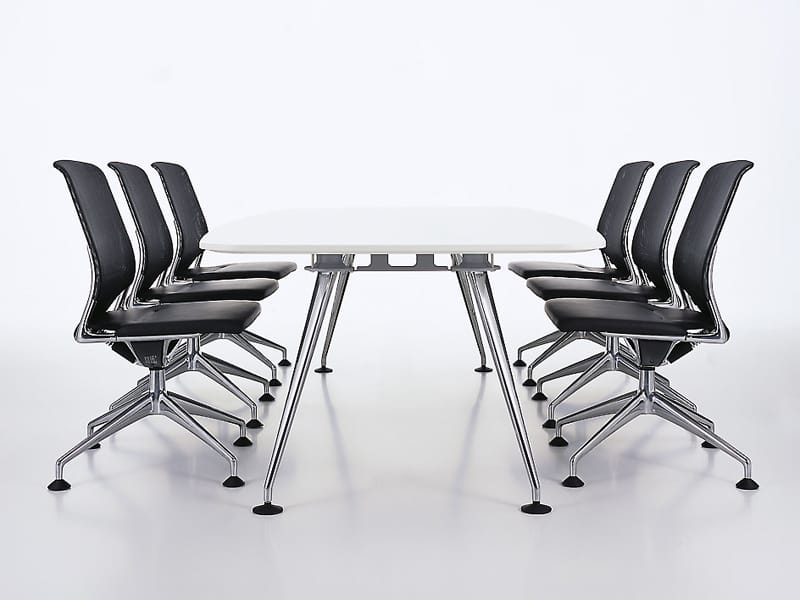 Extending modular meeting table MEDAMORPH By Vitra design Alberto Meda