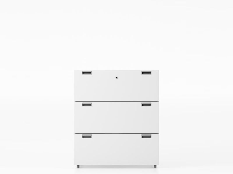 Office storage unit with lock STORAGE By Vitra design Arik Levy