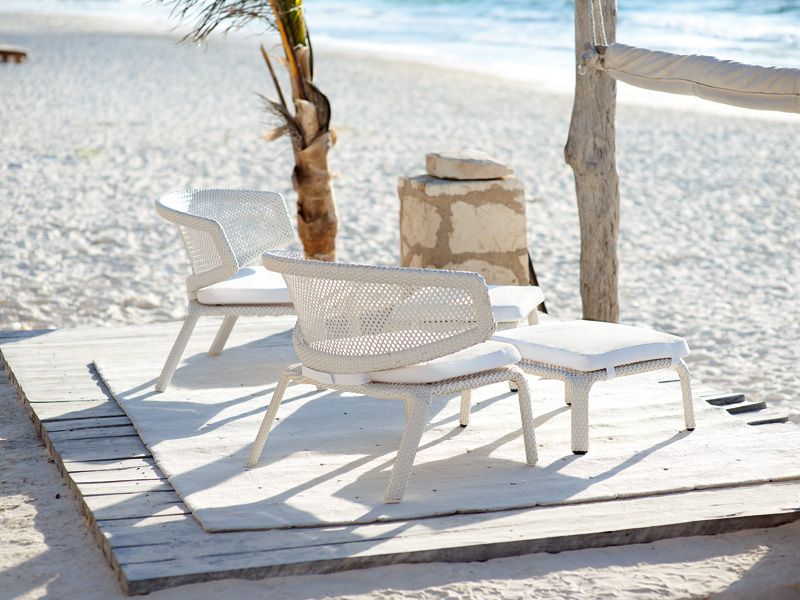 SEASHELL | Easy chair By Dedon design Jean-Marie Massaud