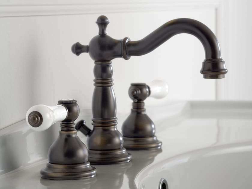 ADLEY 3 hole countertop washbasin tap By GRAFF