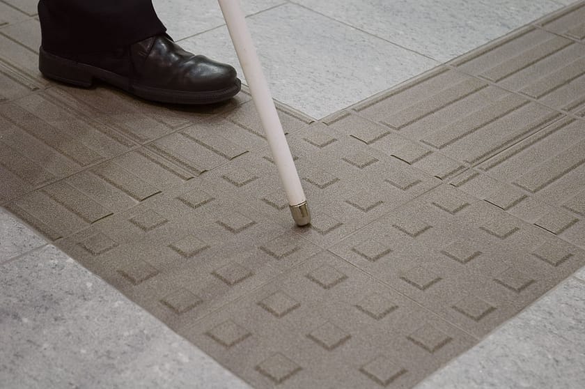 Indoor/outdoor full-body porcelain stoneware Tactile paving AUTONOMY By ...