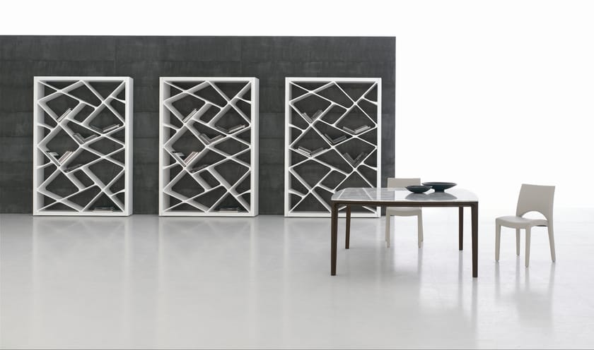 Freestanding double-sided bookcase SHANGHAI By ALIVAR design Giuseppe ...