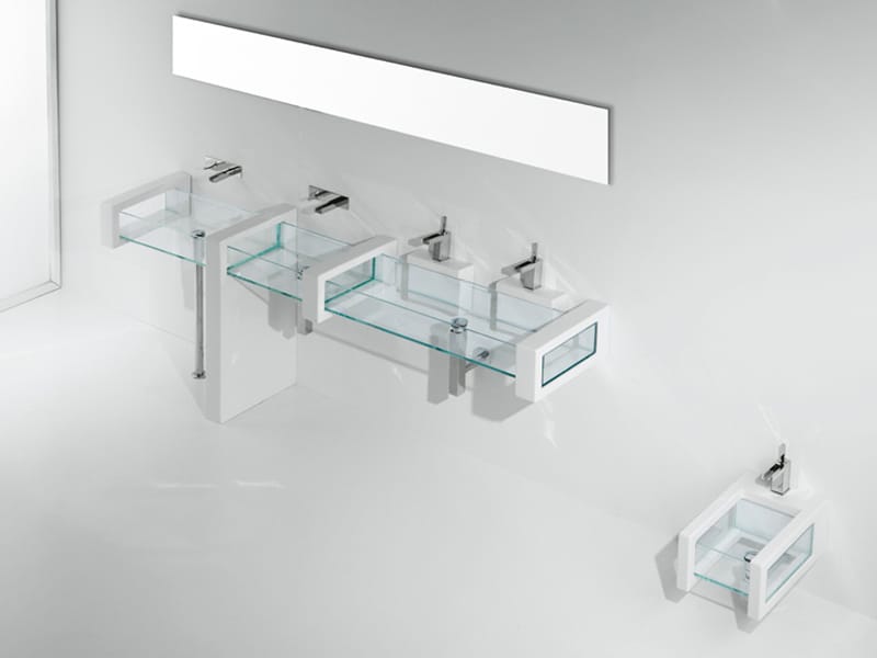 GLASS | Lavabo sospeso By GSG Ceramic Design