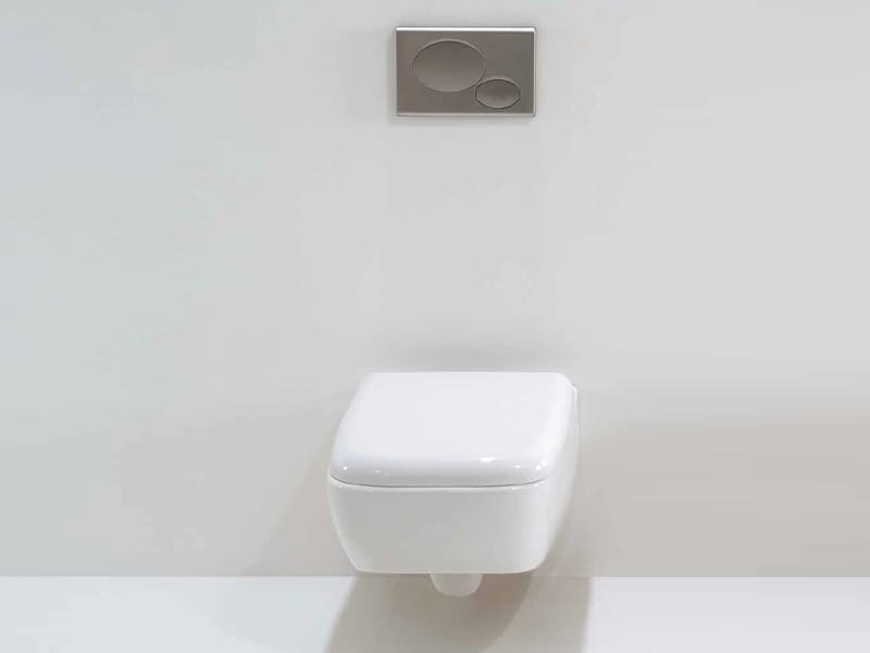 LILAC | Wall-hung toilet By GSG Ceramic Design design Massimiliano Abati