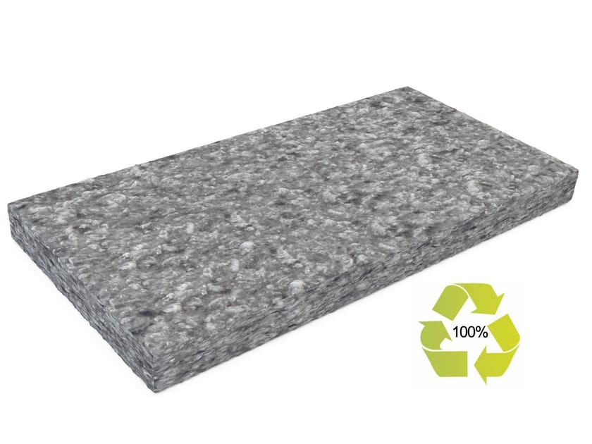 Polyester fibre thermal insulation panel RECOTHERM-PL By MANIFATTURA MAIANO