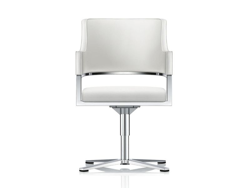 Visitor's chair with 4-Spoke base with Armrests TEMPUS By Brunner ...