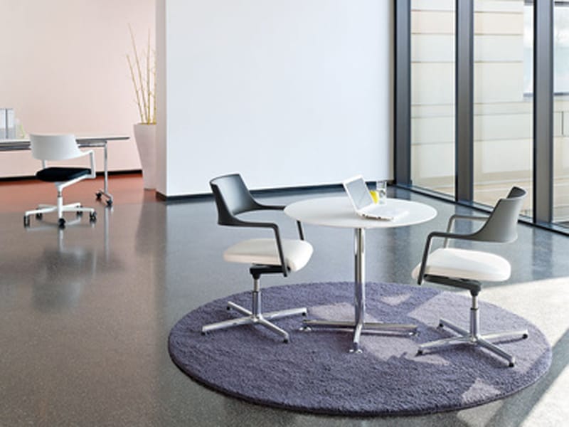 TORINO | Table with 4-star base By Brunner design Wolfgang C.R. Mezger