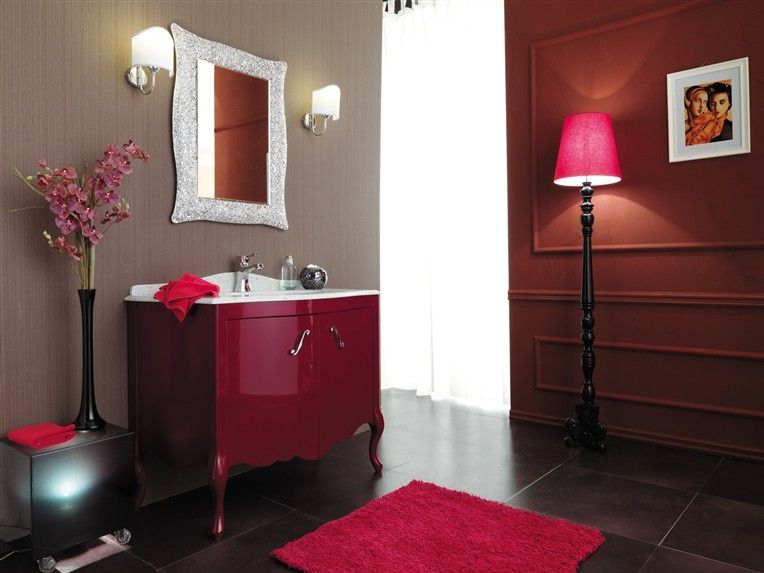 Vanity unit with doors NARCISO 2 By LEGNOBAGNO