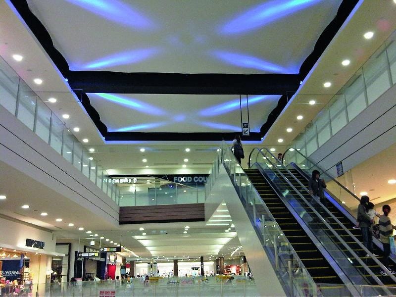 ALPHALIA SILENT AW Acoustic Batyline® stretch ceiling By SERGE FERRARI