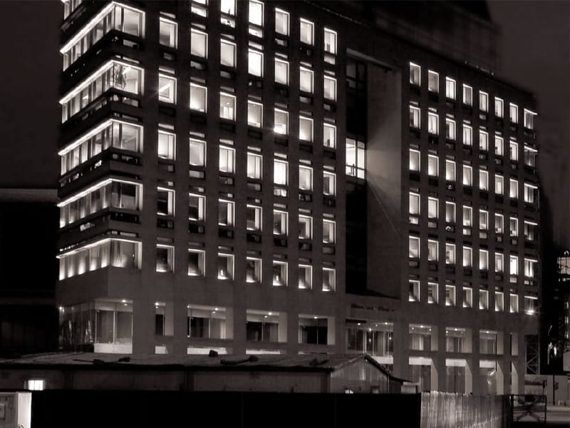 Outdoor wall lamp TETRA LINEARE 900 By Platek