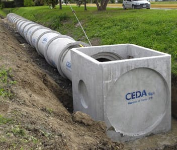 Sewer pipe and component WATER MAINS GRID COMPONENT By CEDA
