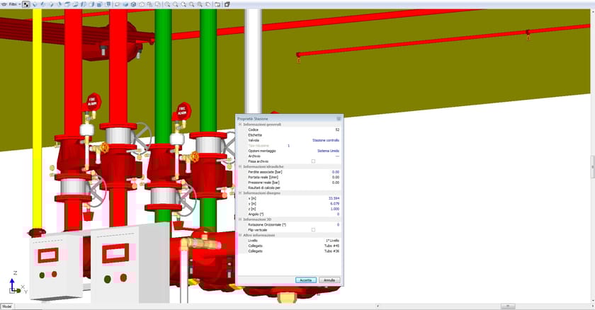 Fire-fighting system design CPI win® IMPIANTI By Edilizia Namirial