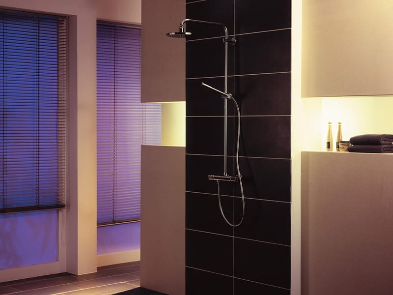 Shower panel with overhead shower RAINSHOWER® SYSTEM By Grohe