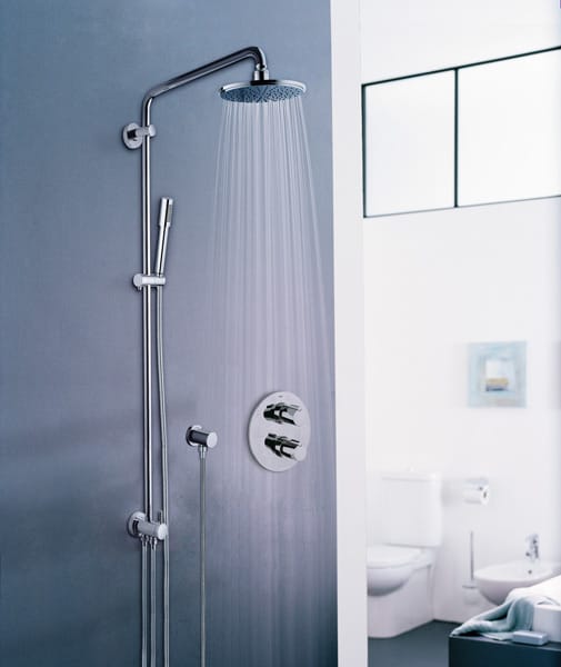 Shower panel with overhead shower RAINSHOWER® SYSTEM By Grohe