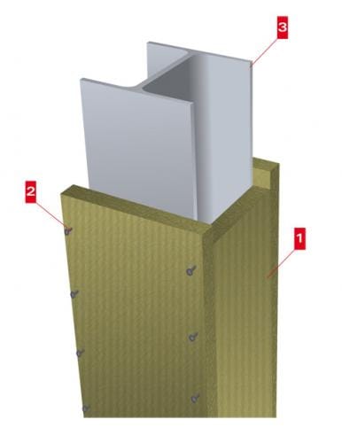 Fireproof panel for structural elements Paroc sp By LINK industries