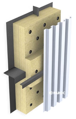Rock wool Thermal insulation panel / Sound insulation and sound ...