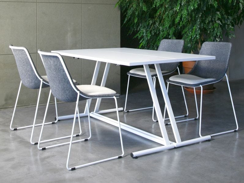Stackable rectangular table Demi By Inno design Jouko Järvisalo