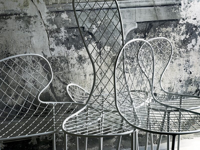 Chaise en resille métallique FAMILY CHAIRS By Living Divani design ...