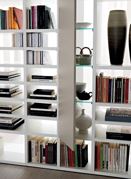 LINK SYSTEM | Double-sided bookcase By Zalf