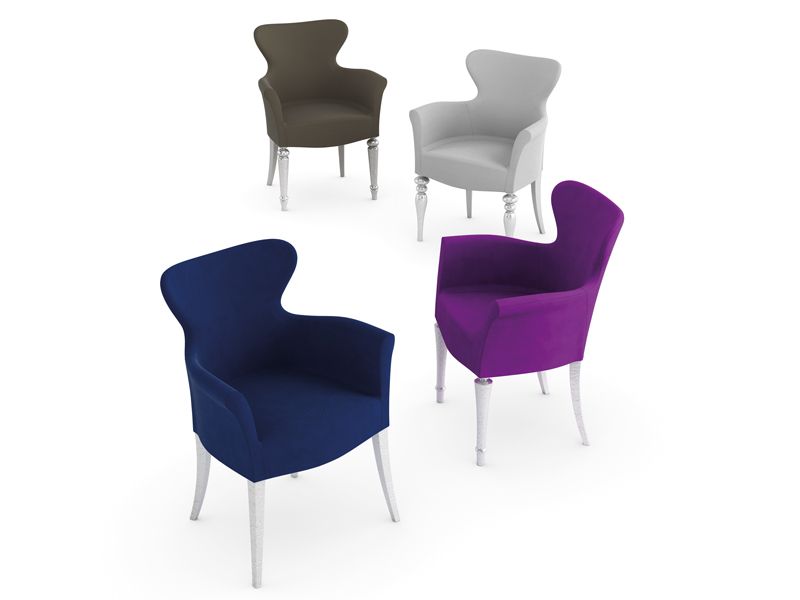 GEISHA Easy chair with armrests By Cizeta | design Ciani Design