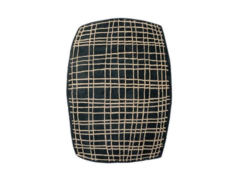 Rectangular rug with geometric shapes CRISS CROSS By ASPLUND design ...