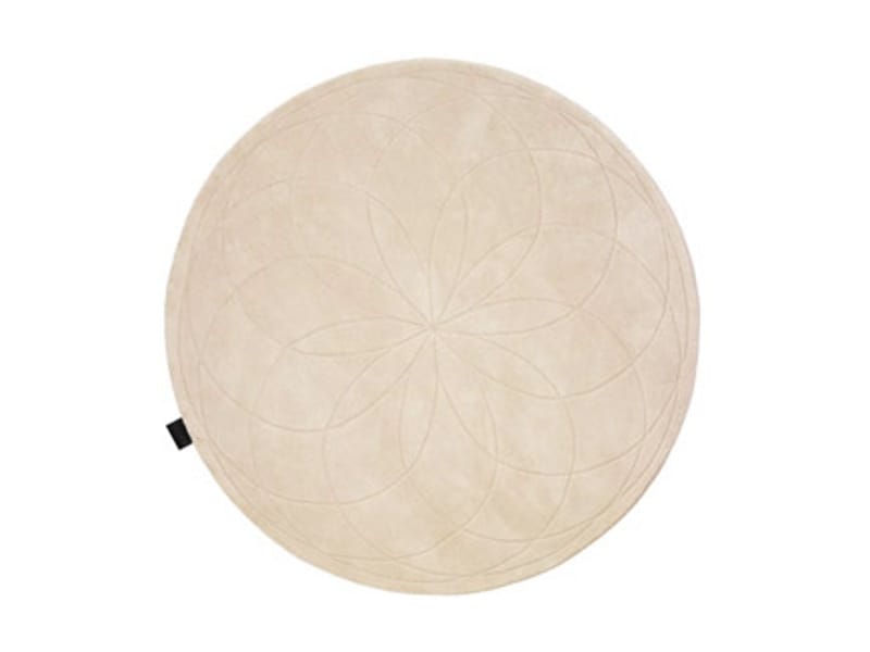LOTUS Solid-color round rug By ASPLUND | design Broberg & Ridderstråle