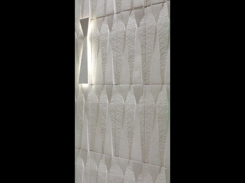 Indoor reconstructed stone 3D Wall Cladding CUSPIS By BIOPIETRA®