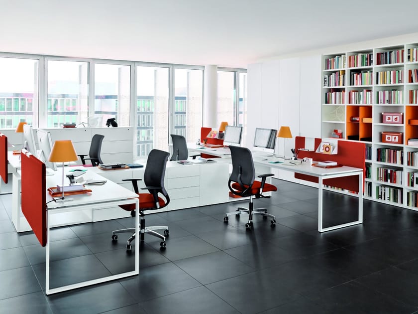WORKING | Multiple office workstation By Zalf design Edoardo Gherardi ...