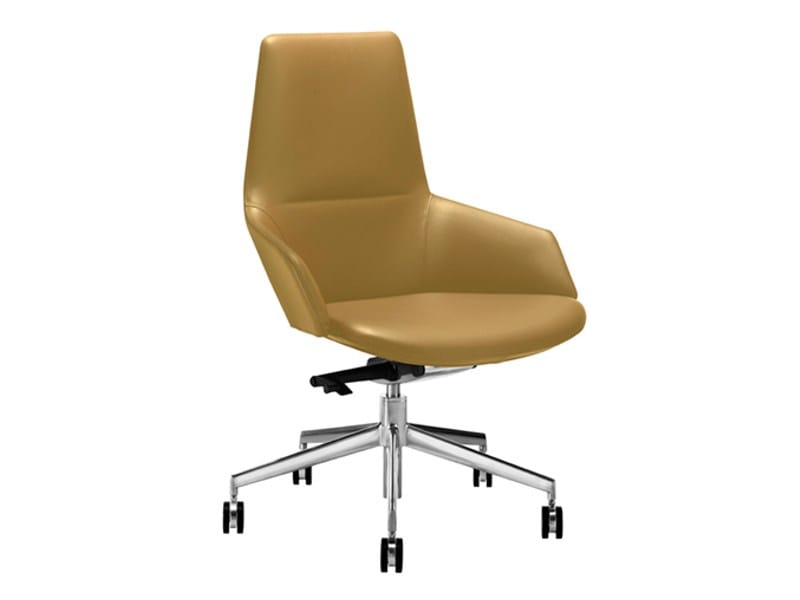 ASTON Height-adjustable office chair with 5-Spoke base By Arper ...