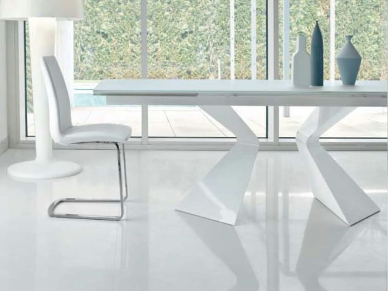 Extending rectangular table PRORA By Bonaldo design Mauro Lipparini