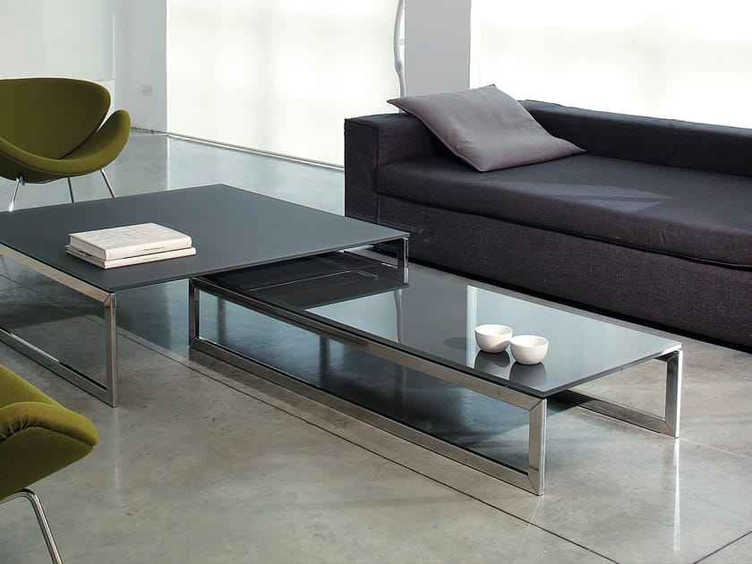 Rectangular crystal coffee table SQUARE By Gallotti&Radice design ...