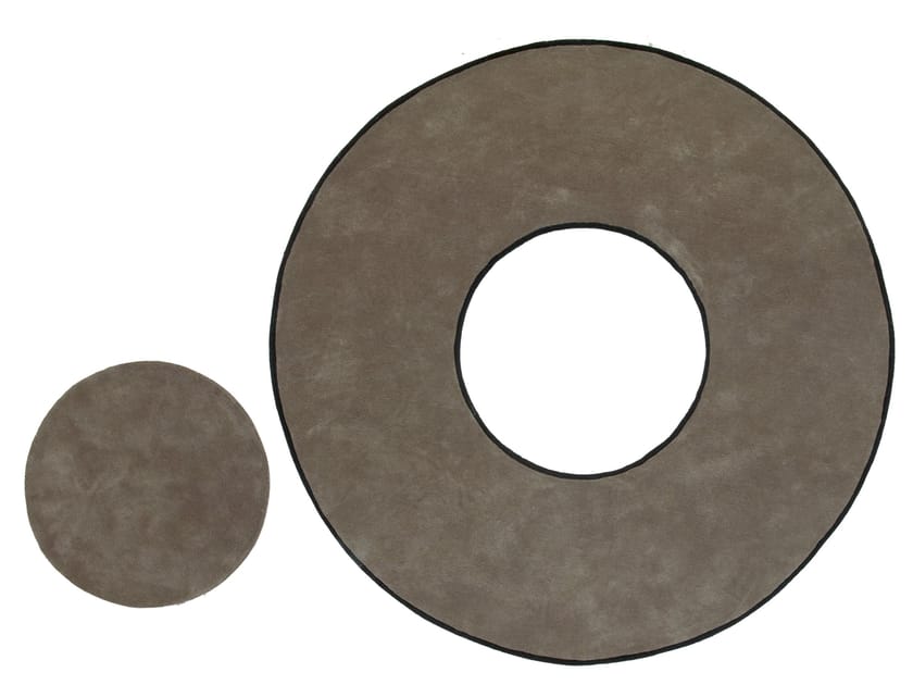 Round wool rug RING By NOW CARPETS design Francesc Rifé