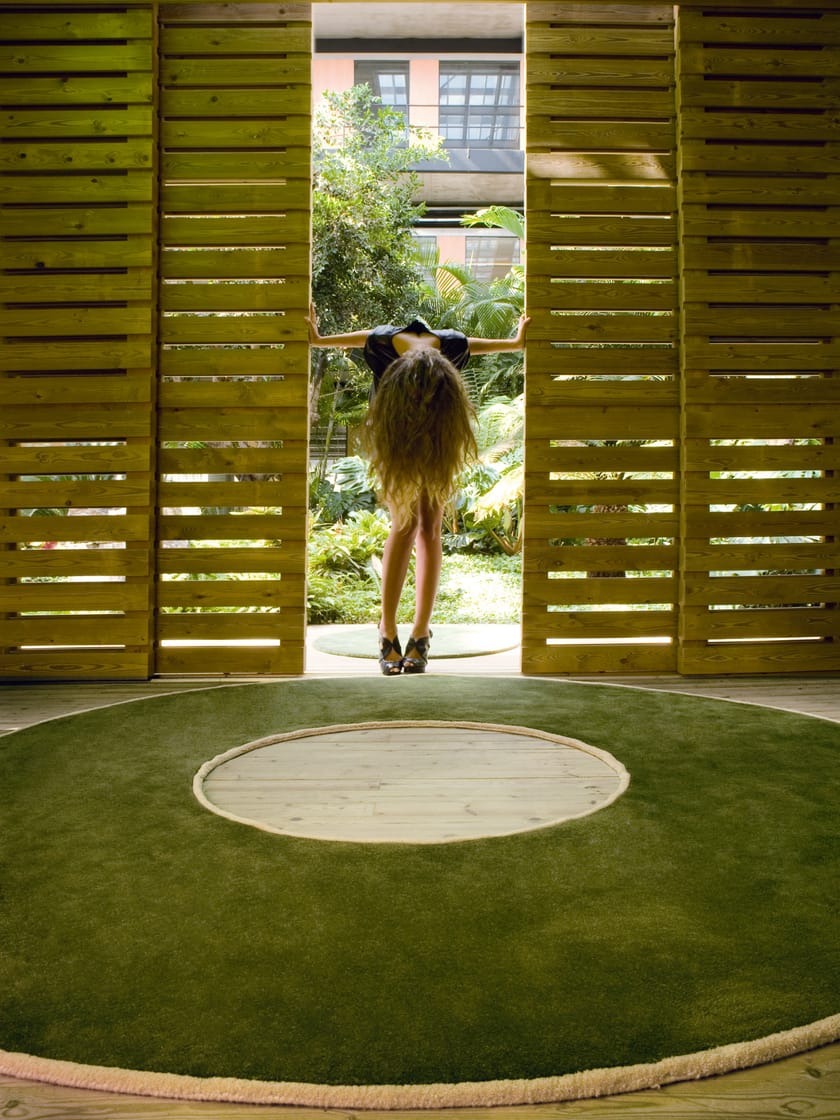 Round wool rug RING By NOW CARPETS design Francesc Rifé