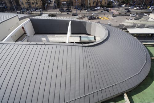 Panel Metal Curved Roof Buildings