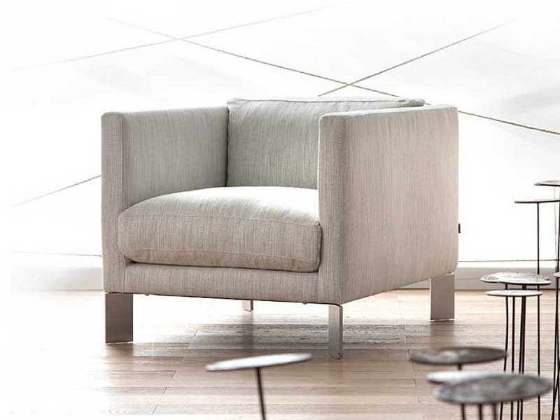 PIANO SOLO Upholstered armchair with armrests By ERBA ITALIA | design ...