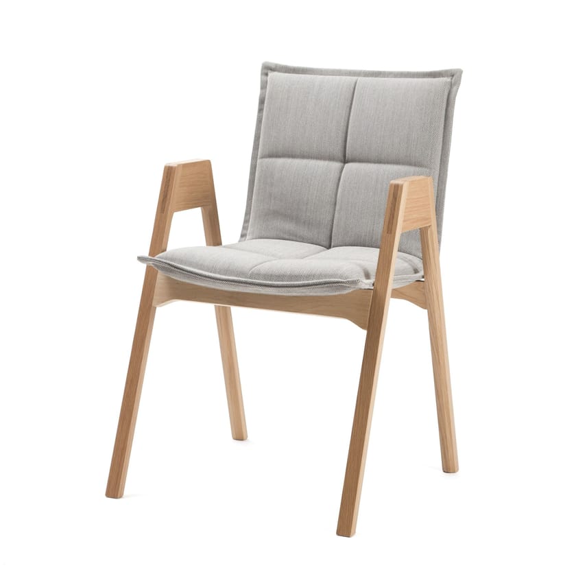 LAB Stackable chair with armrests By Inno | design Harri Korhonen