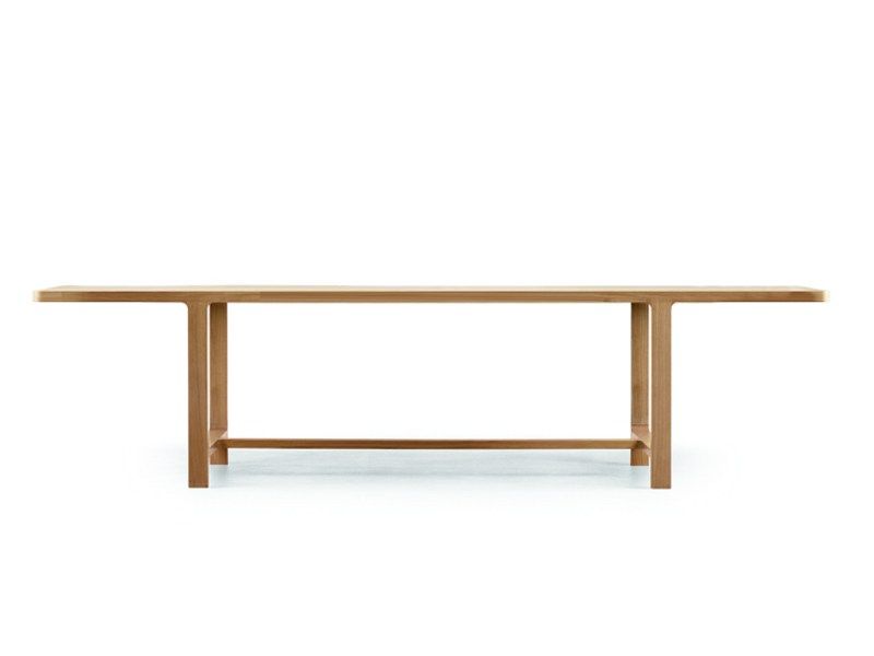 EMEA Rectangular oak table By Alki | design Jean Louis Iratzoki