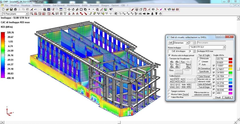 CAD-integrated structural calculation software CMP Analisi Strutturale ...