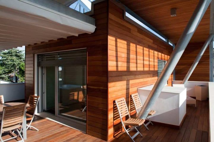 Panel de madera para fachada CLADDING By Ravaioli Legnami