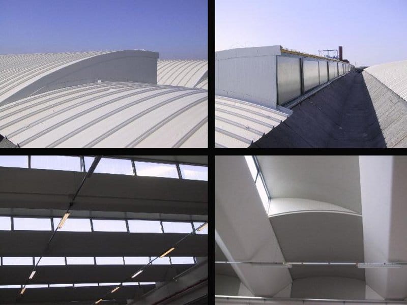 Insulated metal panel for roof PENTA R6 By ITALPANNELLI