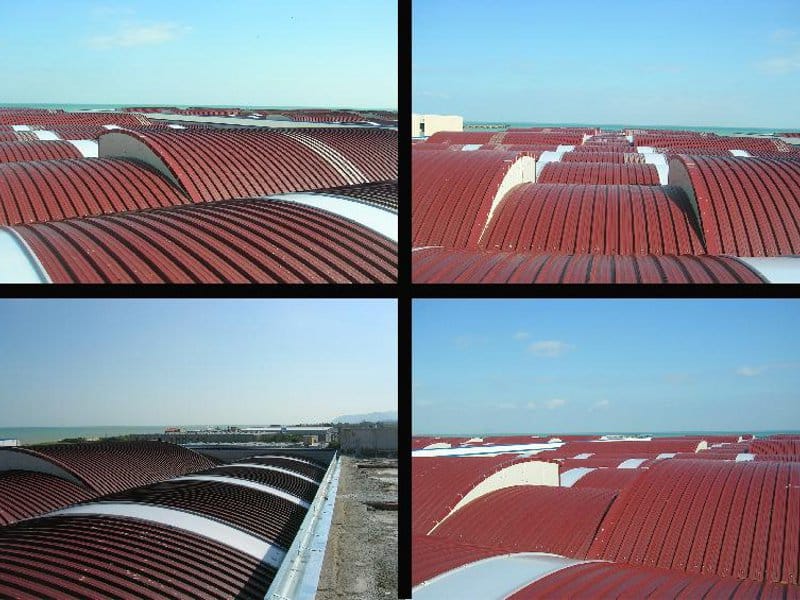Insulated metal panel for roof PENTA R6 By ITALPANNELLI