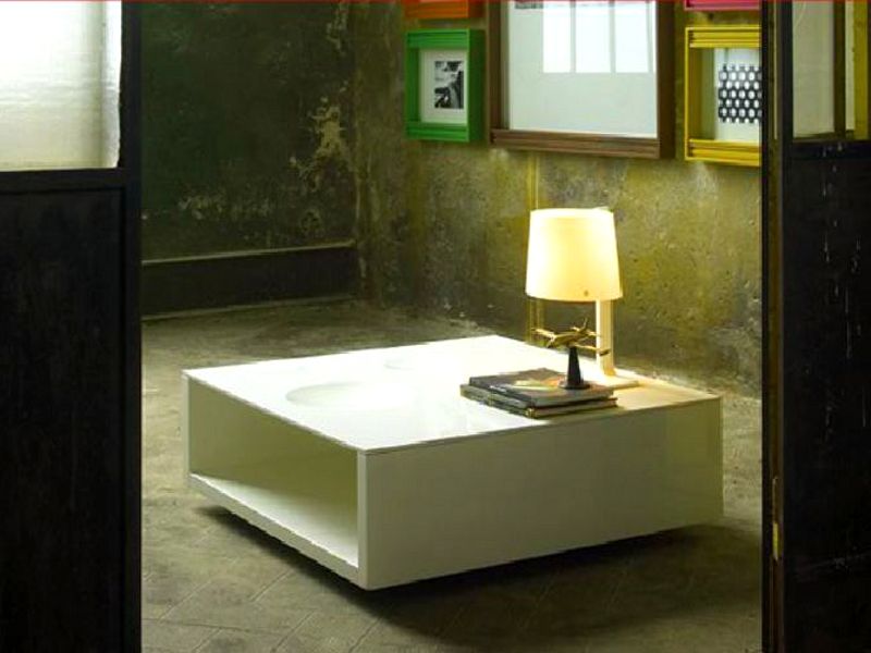 Tavolino basso con ruote FRIZZANTE By Linfa Design