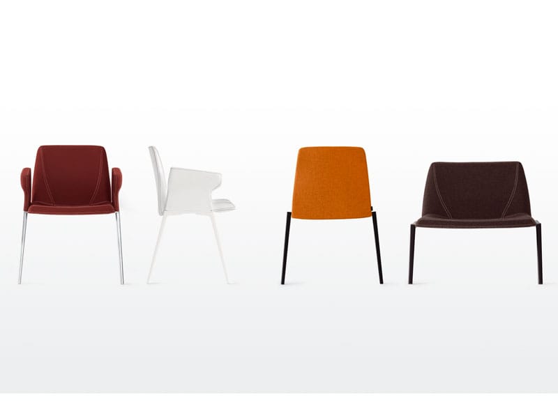 PLATE | Sedia con braccioli By Kristalia design Luca Nichetto