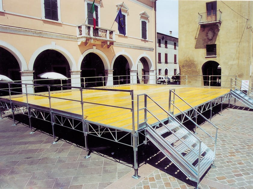 Modular system for steel platform and stand DE LUXE By SELVOLINA