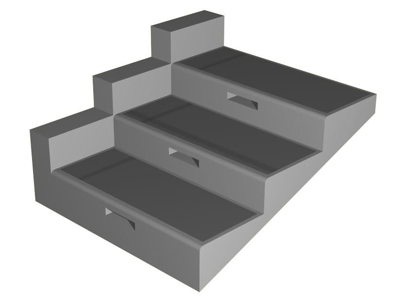 Gradino in cemento CEMENTI | Gradino - BACCARO I CEMENTISTI